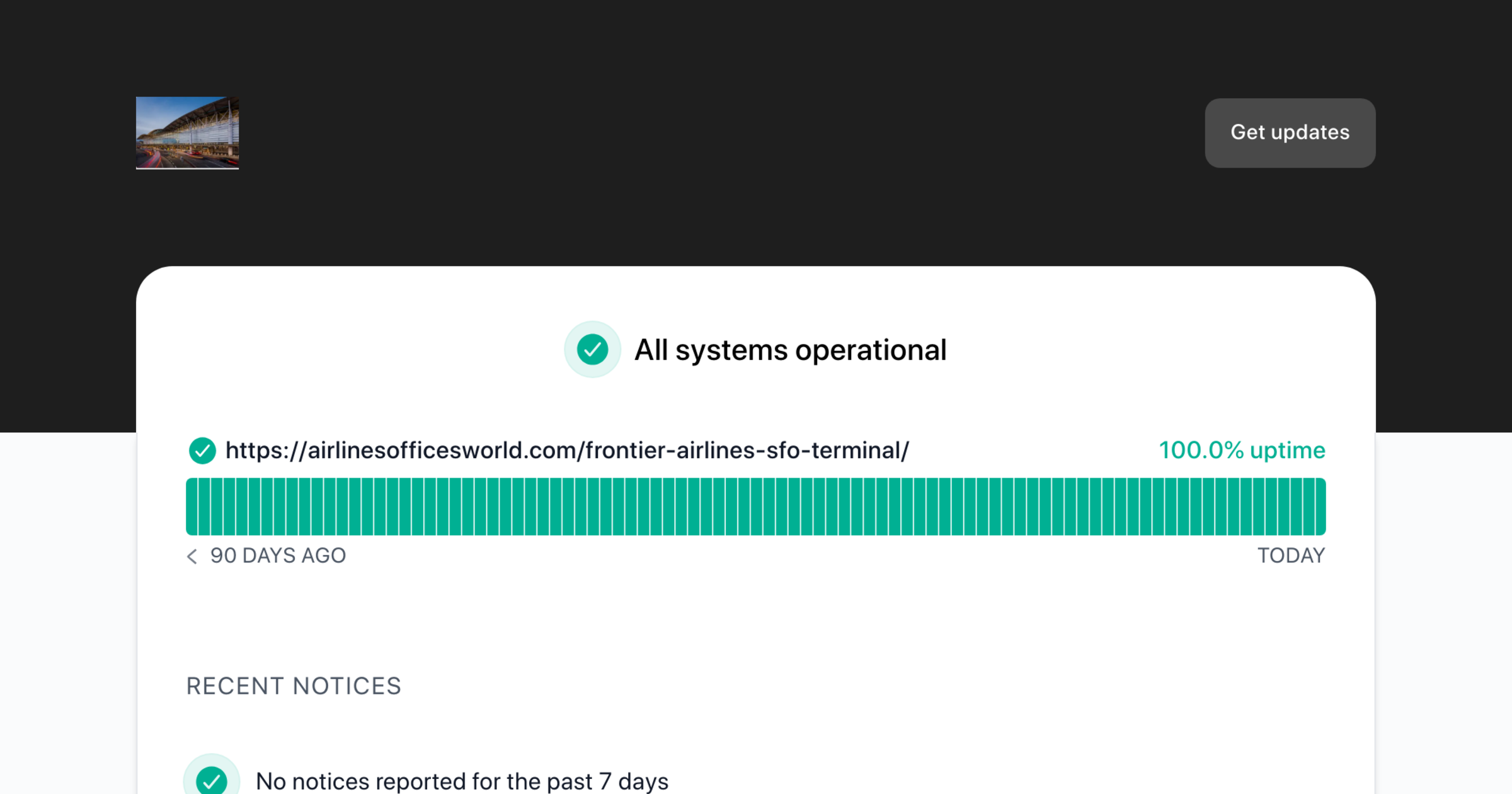 Get updates on Slack - - Status
